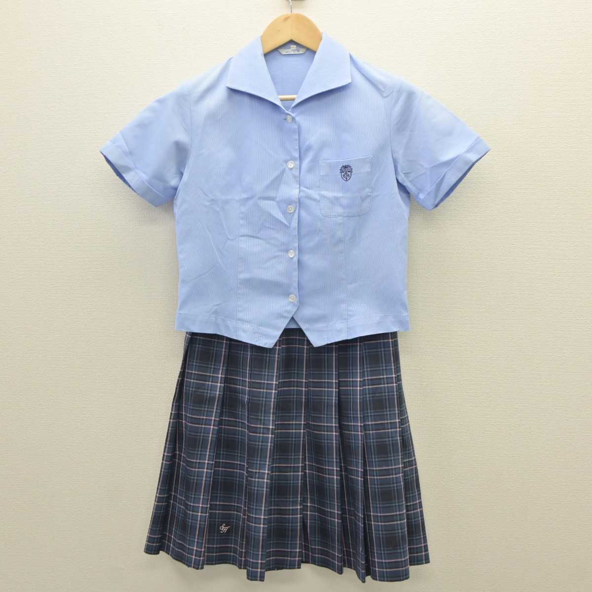 【中古】東京都 桜丘高等学校 女子制服 1点 シャツ・スカート Sf035699 中古制服通販パレイド