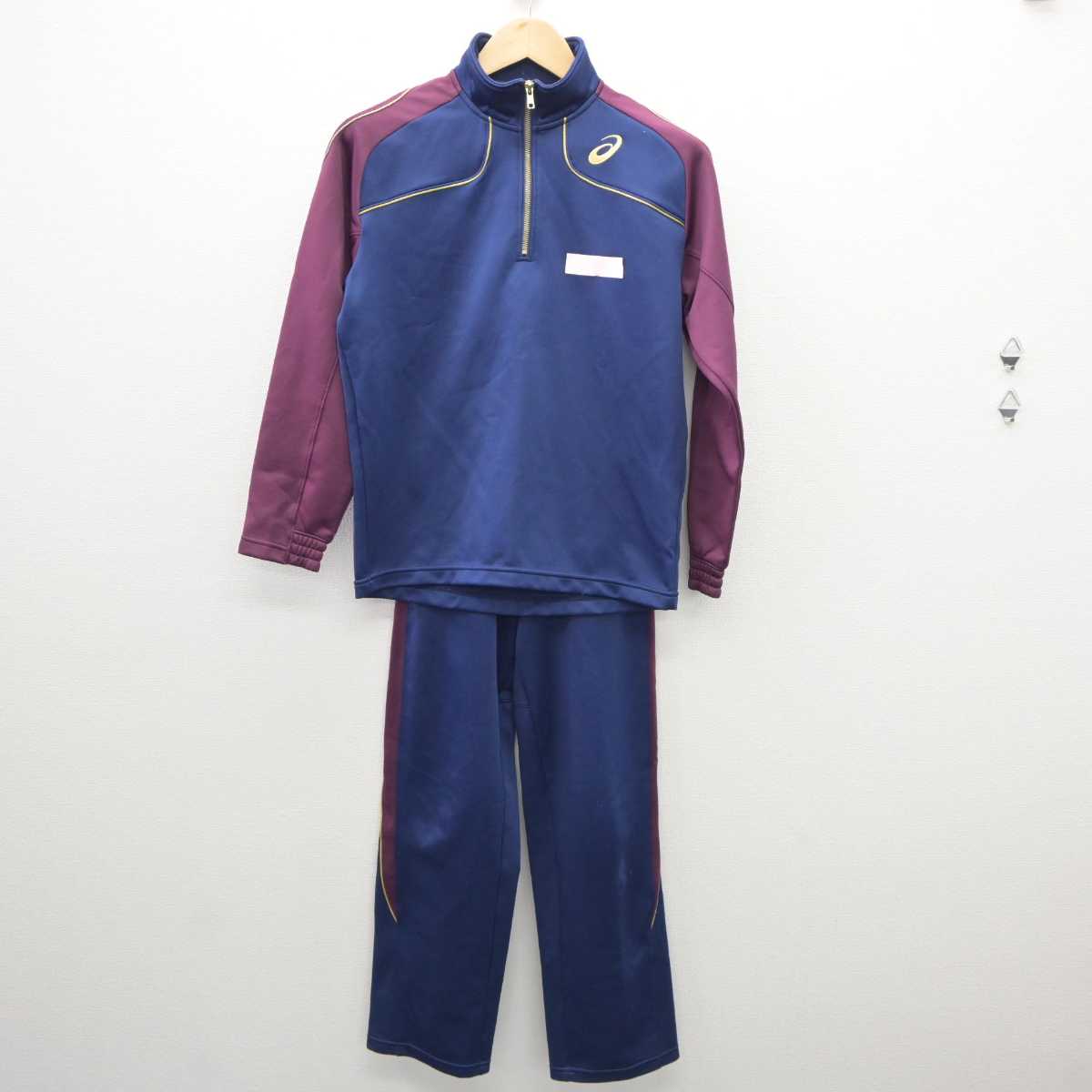 【中古】石川県 小松明峰高等学校 女子制服 3点 ジャージ 上・体操服 上・ジャージ 下 Sf035741 中古制服通販パレイド