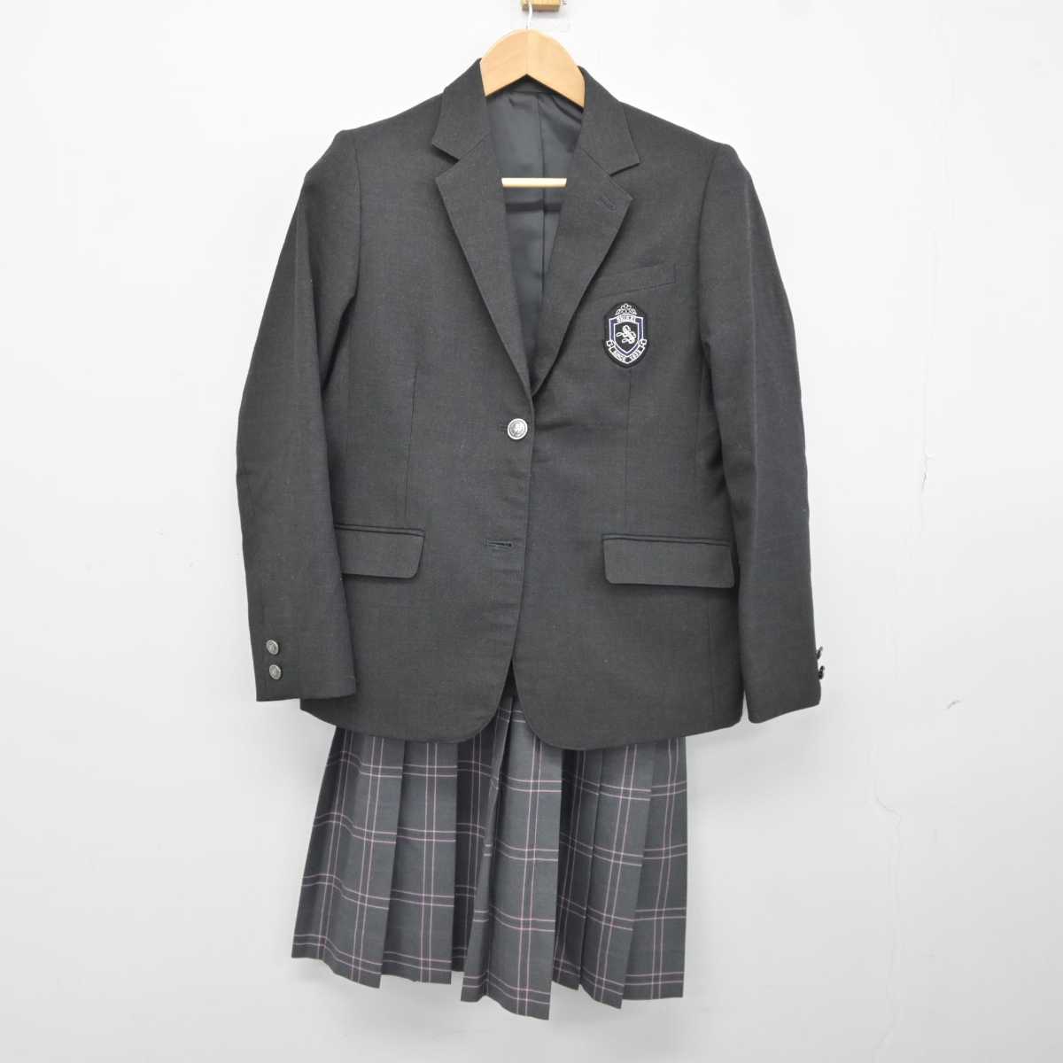 【中古】大阪府 大阪成蹊女子高等学校 女子制服 3点 ブレザー・ニットベスト・スカート Sf039959 中古制服通販パレイド