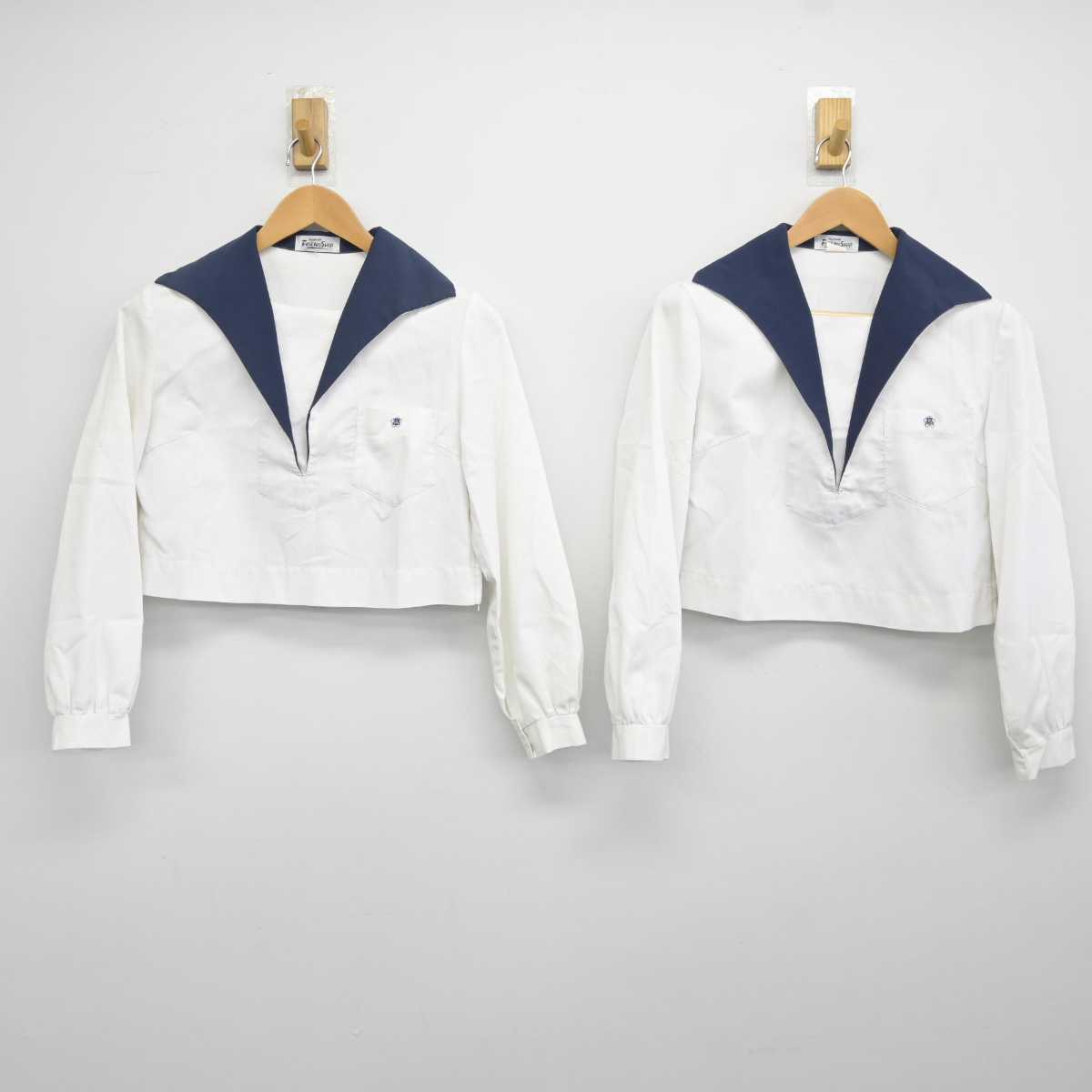 【中古】熊本県 大津高等学校 女子制服 2点 セーラー服 Sf040062 中古制服通販パレイド