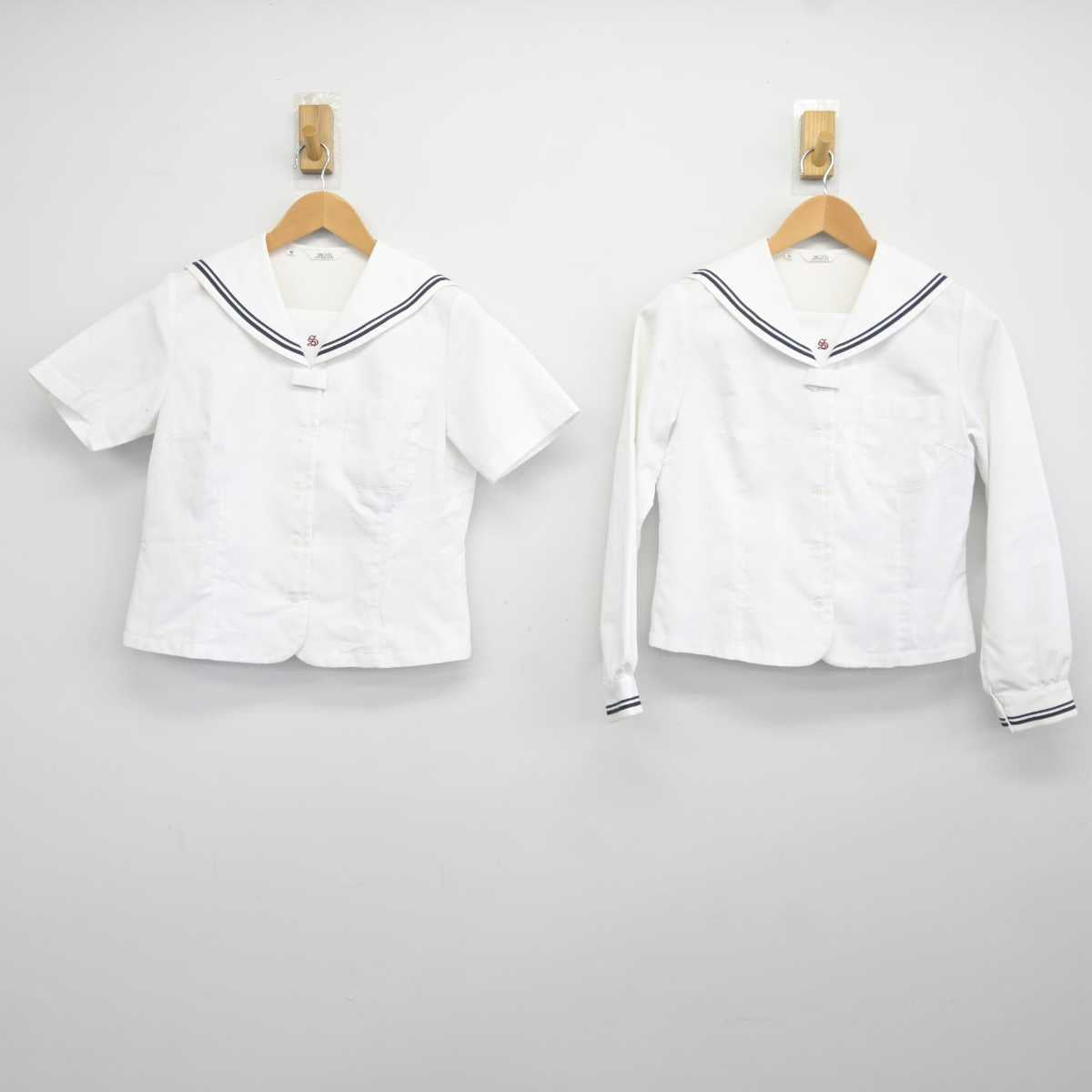 【中古】富山県 庄西中学校 女子制服 2点 セーラー服・セーラー服 Sf040077 中古制服通販パレイド