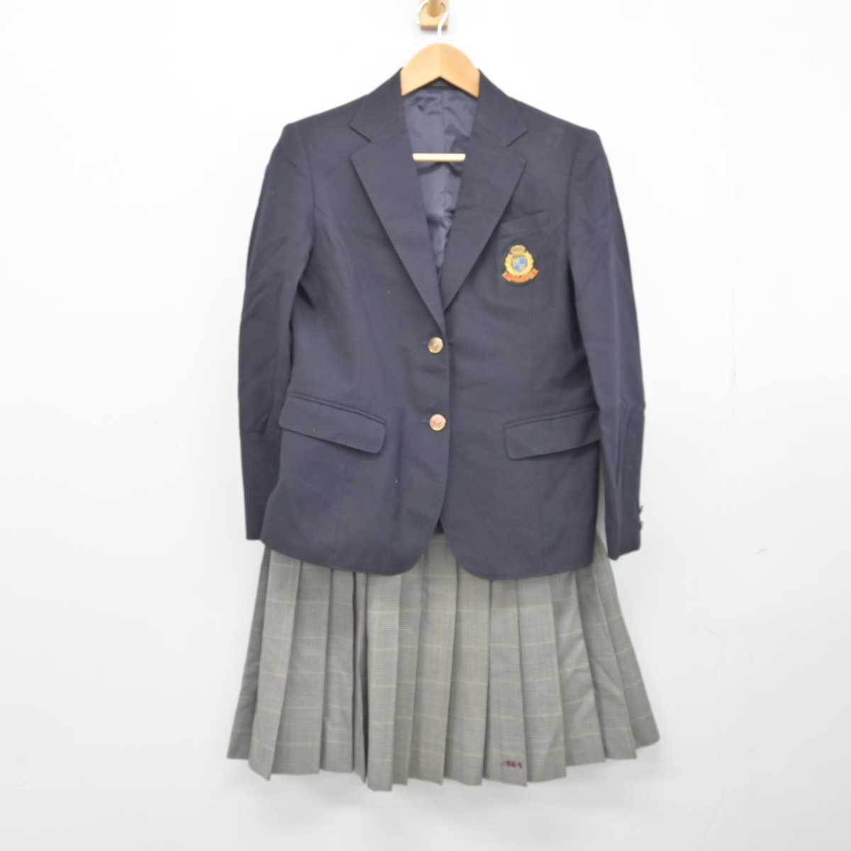 【中古】兵庫県 西宮南高等学校 女子制服 2点 ブレザー・スカート Sf040439 中古制服通販パレイド