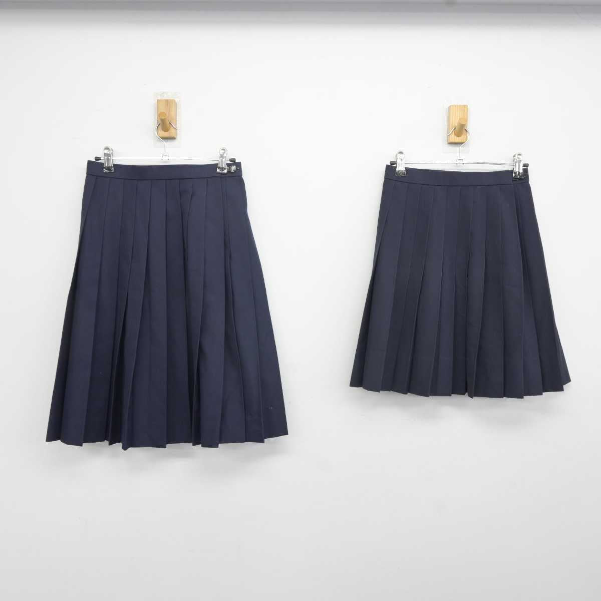 【中古】岡山県 岡山操山中学校 女子制服 2点 スカート・スカート Sf040711 中古制服通販パレイド