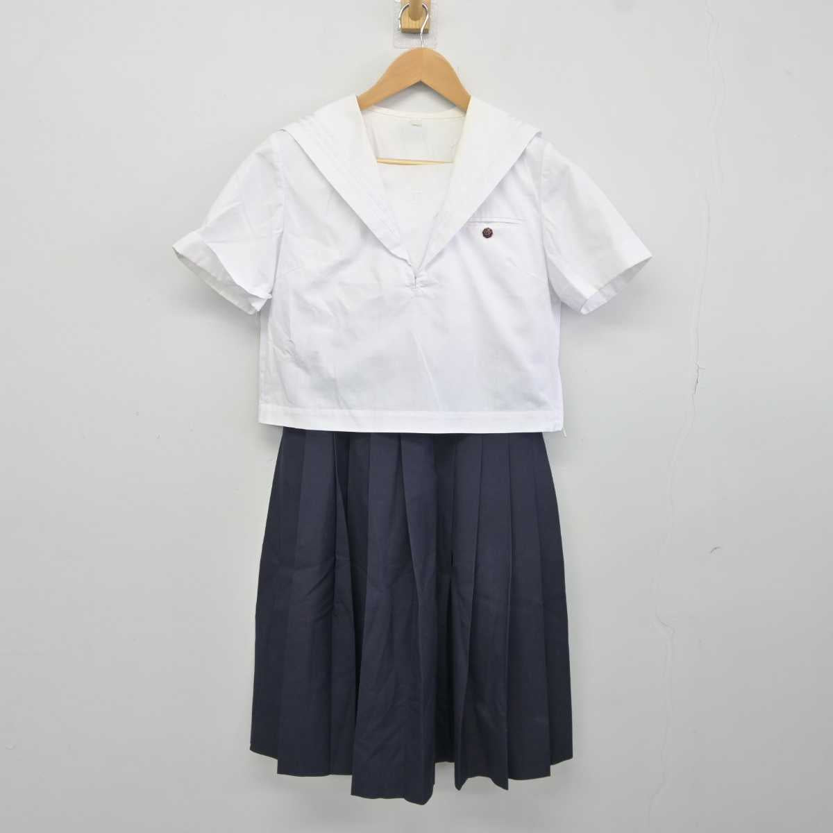 【中古】兵庫県 武庫川女子大学附属中学校 女子制服 2点 セーラー服 Sf041710 中古制服通販パレイド