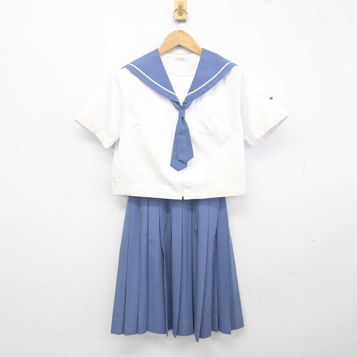 【中古】鹿児島県 南指宿中学校 女子制服 5点 セーラー服・スカート Sf041859 中古制服通販パレイド