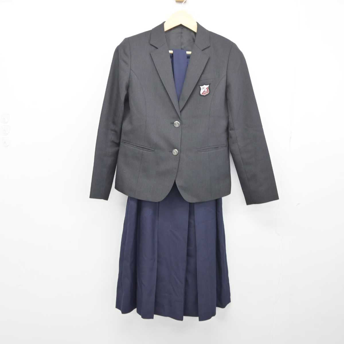 【中古】長野県 長野清泉女学院中学･高等学校 女子制服 3点 ブレザー・ジャンパースカート Sf042280 中古制服通販パレイド