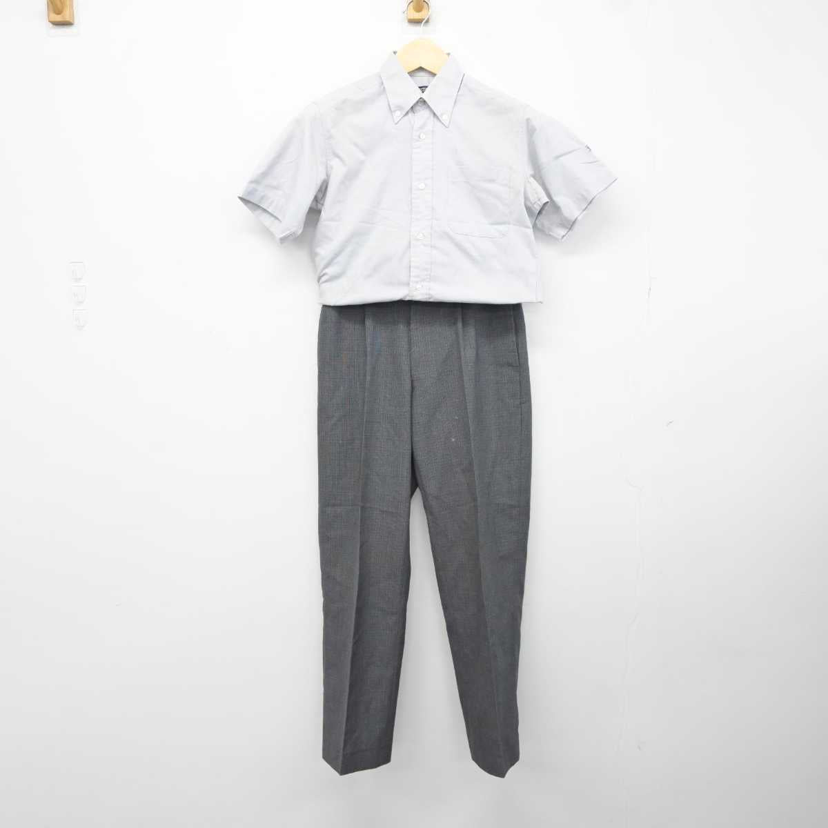 【中古】埼玉県 浦和実業学園中学校高等学校 男子制服 2点 シャツ・ズボン Sf042555 中古制服通販パレイド
