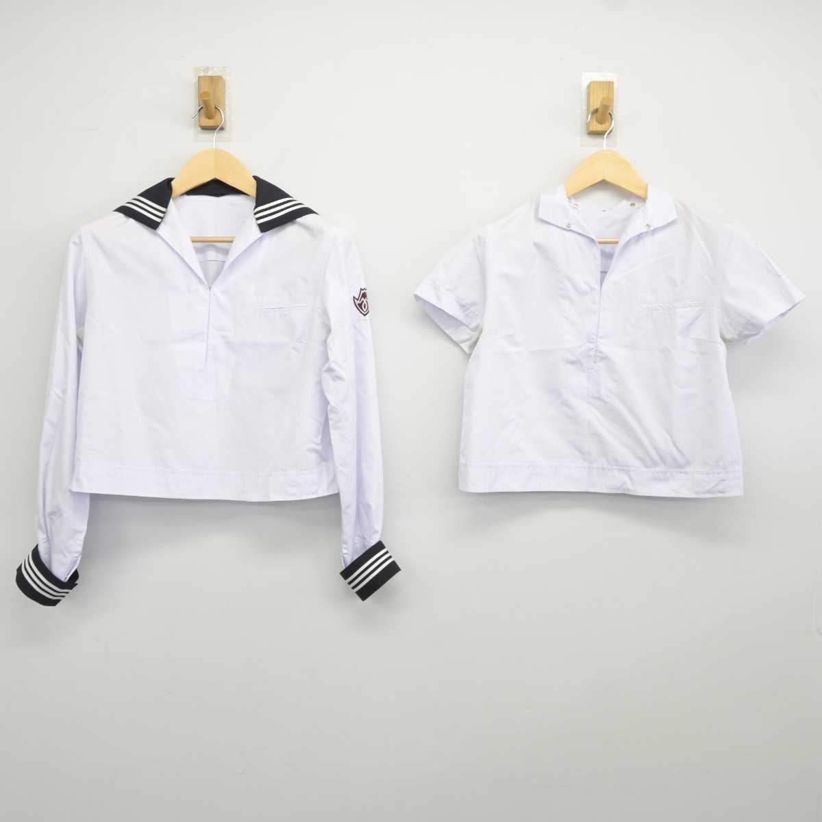 【中古】静岡県 静岡英和女学院高等学校 女子制服 2点 セーラー服・セーラー服 Sf042737 中古制服通販パレイド