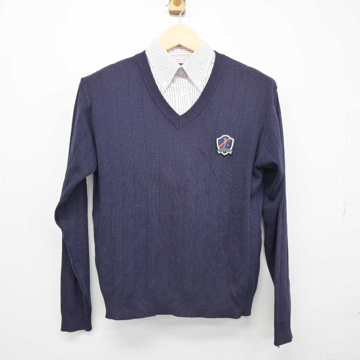 【中古】宮城県 仙台城南高等学校 女子制服 2点 シャツ・ニット Sf043061 中古制服通販パレイド