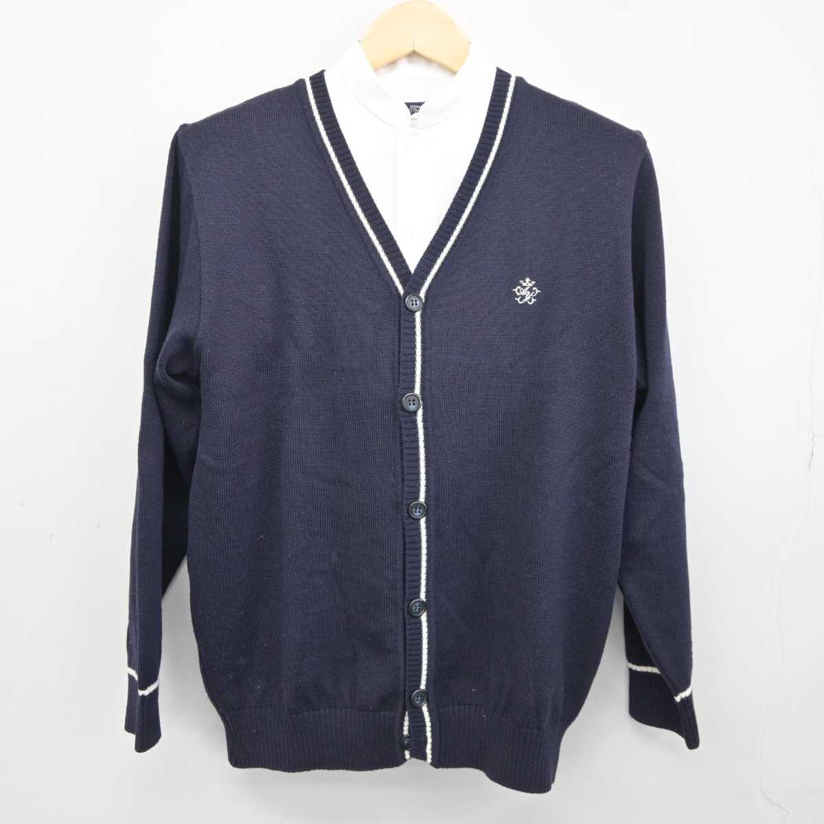 【中古】青森県 青森山田高等学校 男子制服 2点 シャツ・ニット Sf043096 中古制服通販パレイド