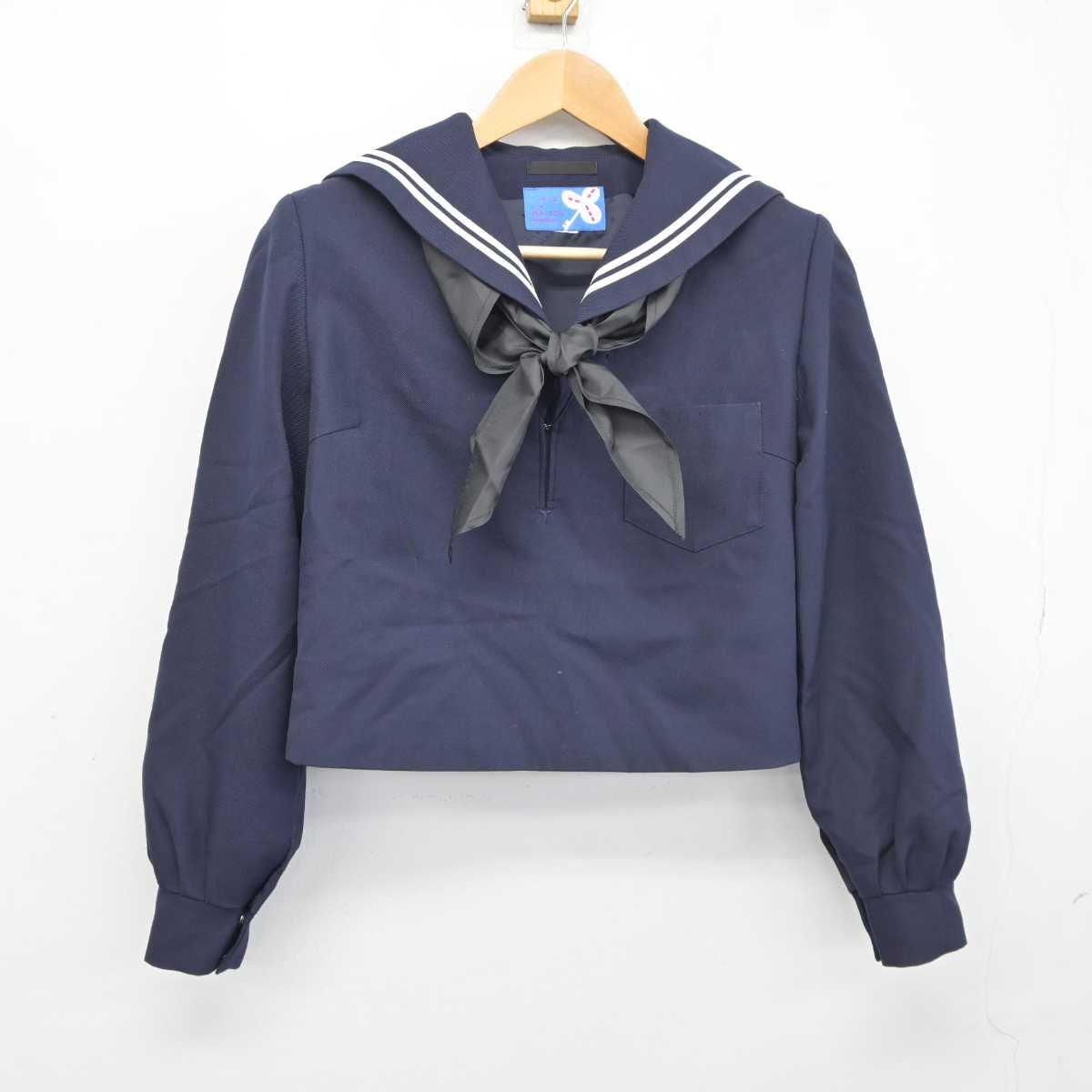 【中古】岐阜県 島中学校 女子制服 2点 セーラー服 Sf043721 中古制服通販パレイド