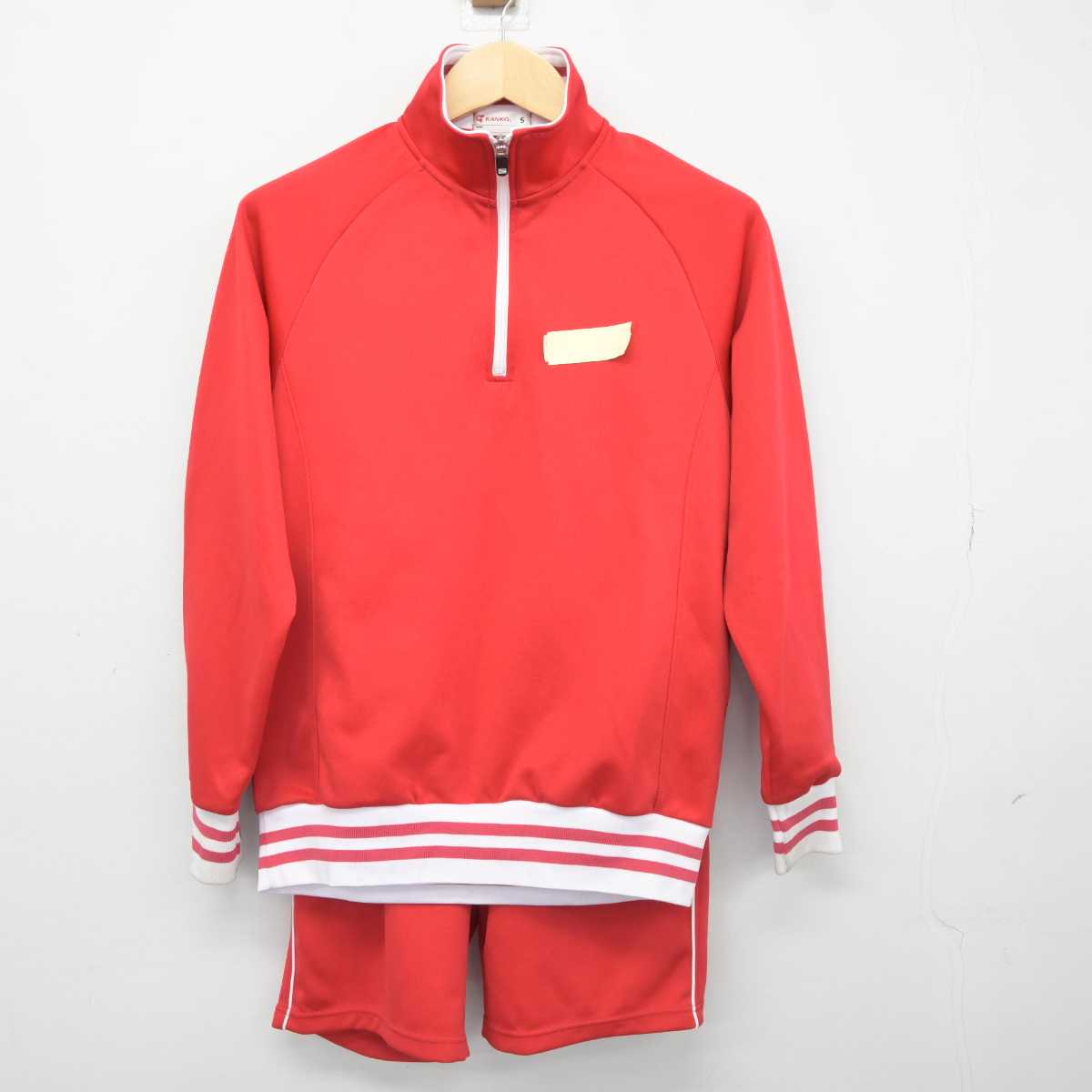 【中古】福岡県 博多女子高等学校 女子制服 3点 ジャージ 上・体操服 上・体操服 下 Sf043847 中古制服通販パレイド