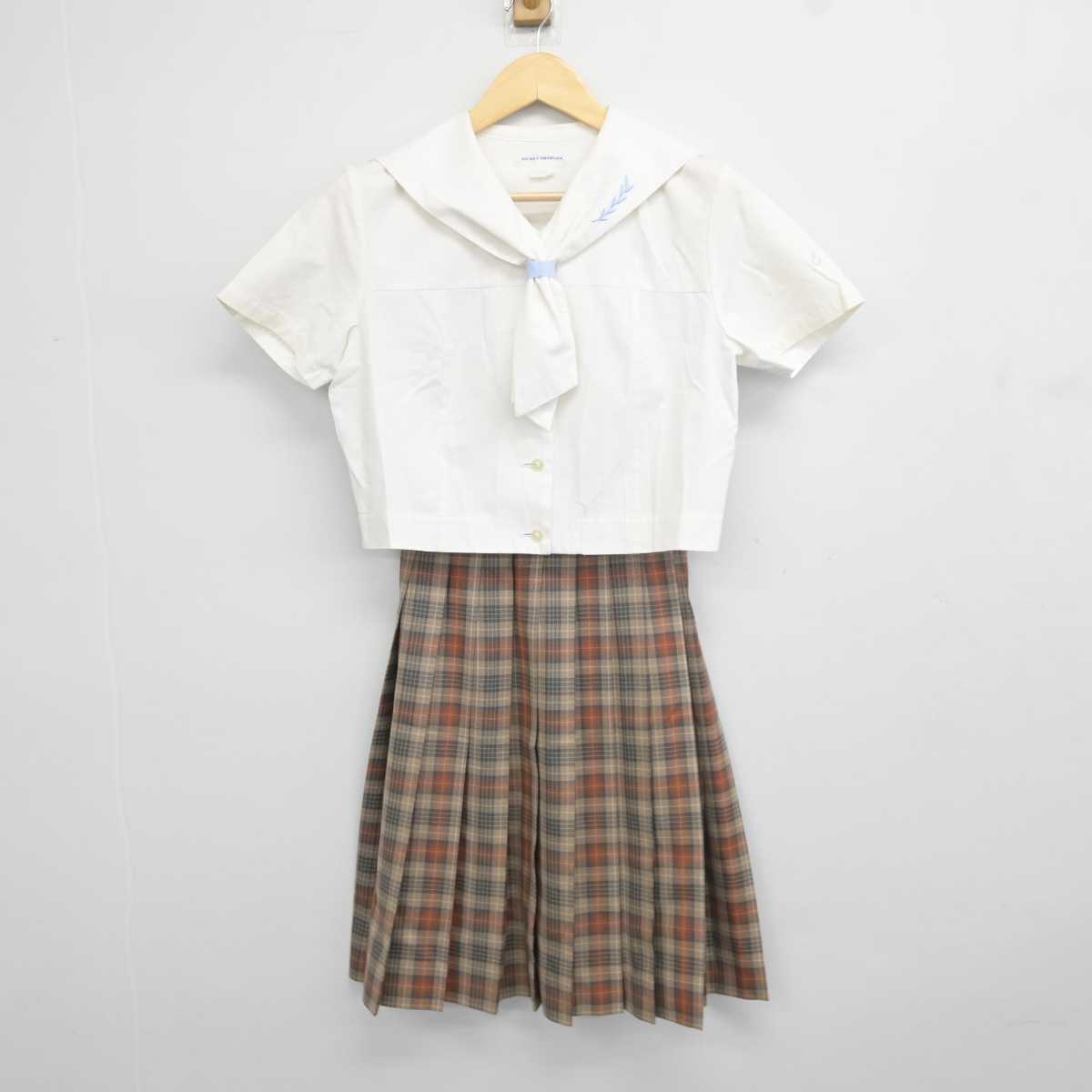 【中古】愛知県 名城大学附属高等学校 女子制服 2点 セーラー服・スカート Sf043969 中古制服通販パレイド