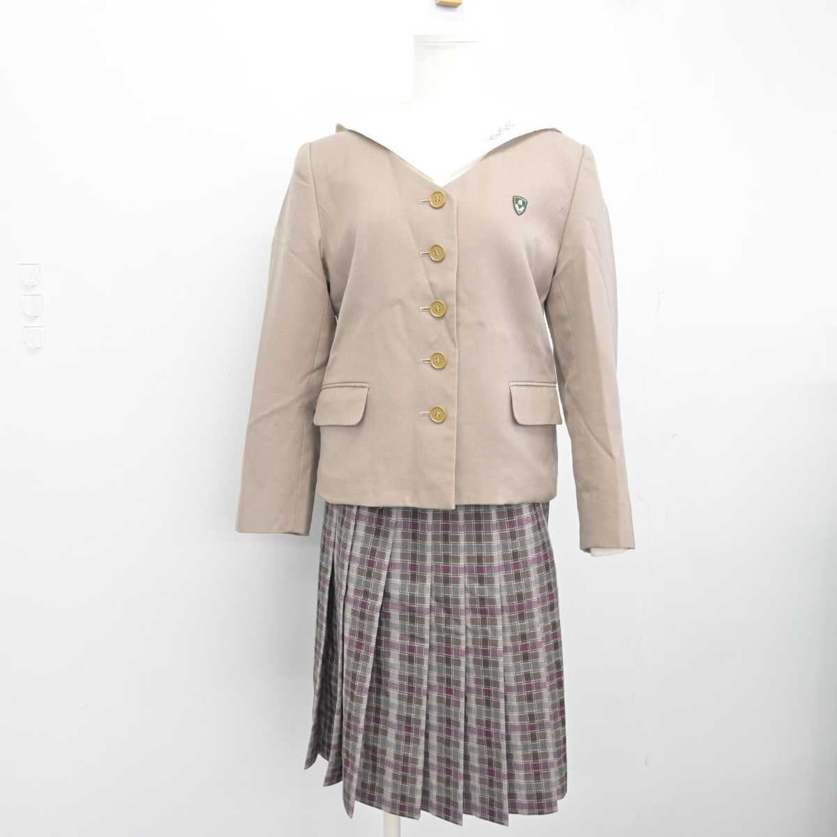 【中古】愛知県 名城大学附属高等学校 女子制服 3点 ブレザー・セーラー服・スカート Sf044054 中古制服通販パレイド