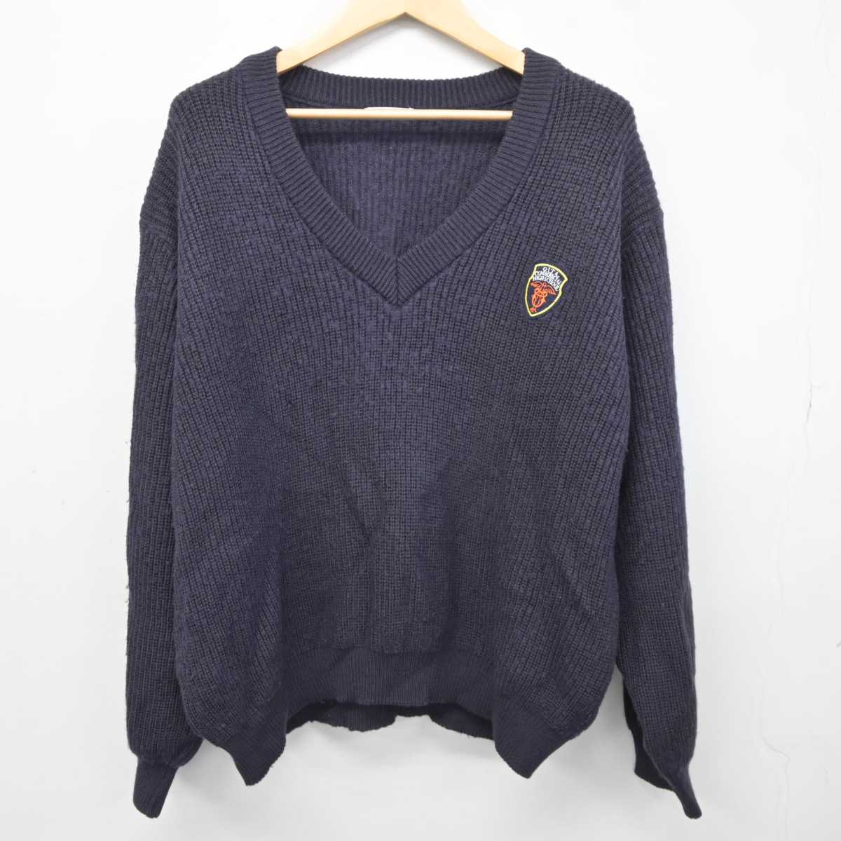 【中古】大分県 大分商業高等学校 女子制服 1点 ニット Sf044151 中古制服通販パレイド