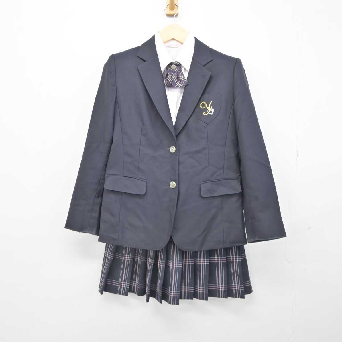 【中古】東京都 八雲学園中学校高等学校 女子制服 5点 ブレザー・シャツ・スカート Sf044421 中古制服通販パレイド