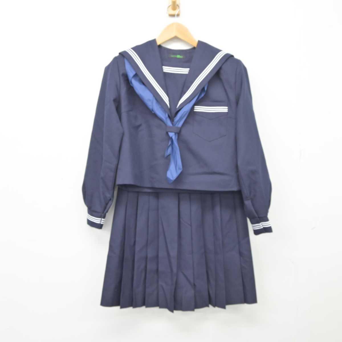 【中古】大阪府 吹田市立青山台中学校 女子制服 4点 セーラー服・スカート Sf044538 中古制服通販パレイド