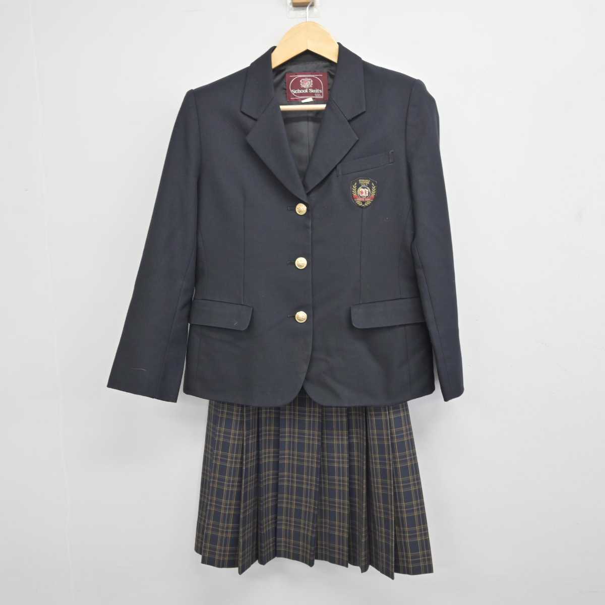 【中古】千葉県 芝浦工業大学柏中学校 女子制服 2点 ブレザー・スカート Sf044679 中古制服通販パレイド