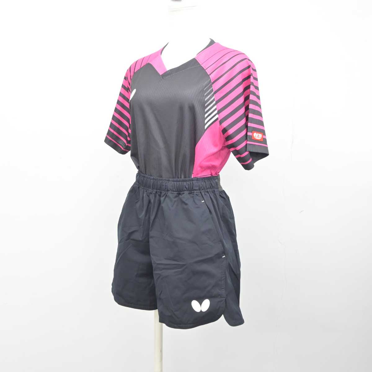 【中古】青森県 青森市立北中学校卓球部ユニフォーム 女子制服 3点 部活ユニフォーム 上・部活ユニフォーム 上・部活ユニフォーム 下