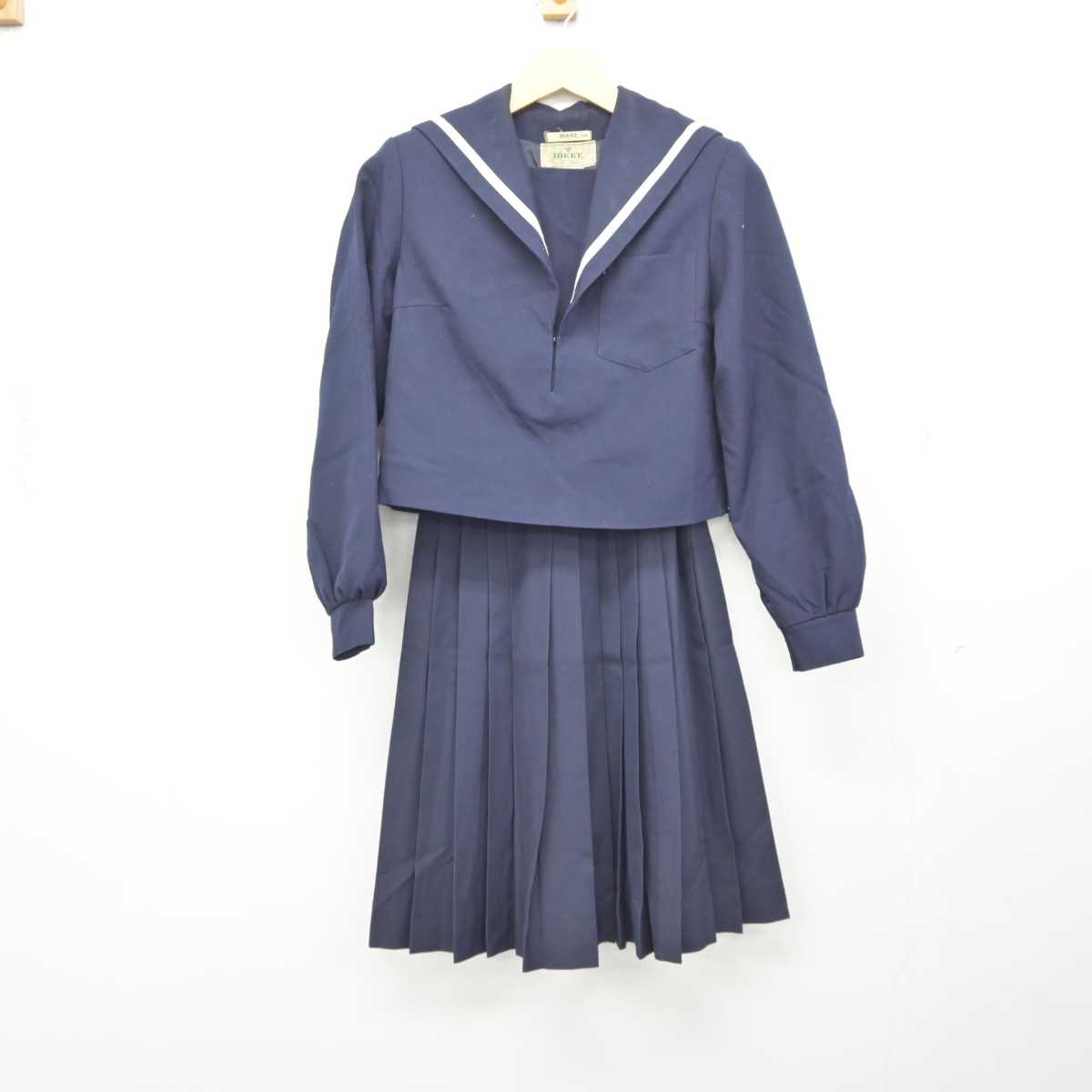 【中古】愛知県 刈谷北高等学校 女子制服 2点 セーラー服・スカート Sf044697 中古制服通販パレイド
