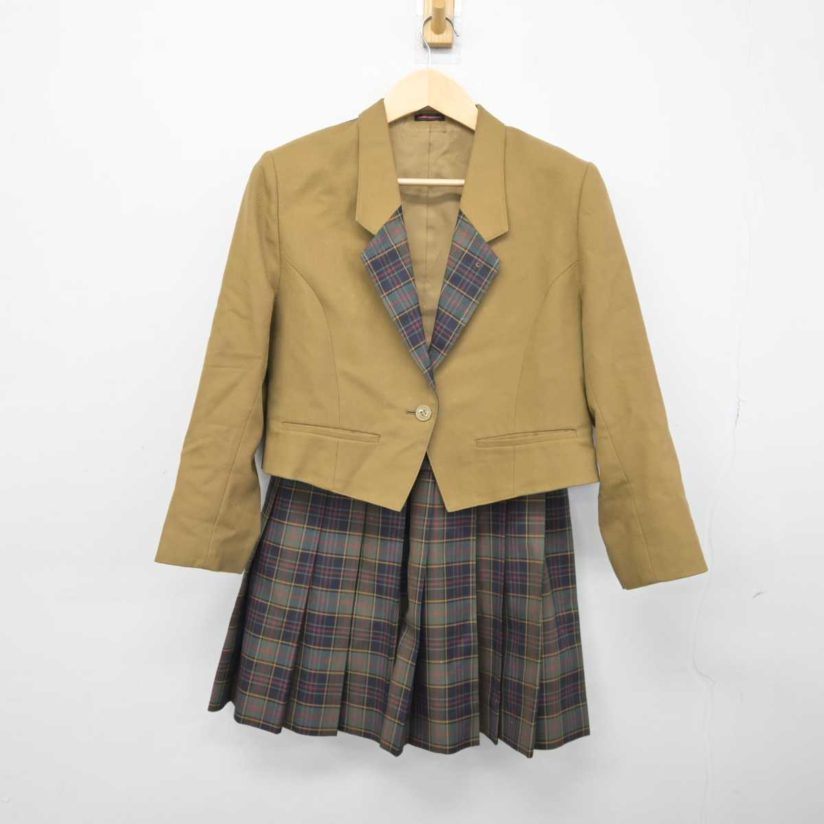 【中古】大阪府 淀之水高等学校 女子制服 4点 ブレザー・ベスト・スカート Sf044758 中古制服通販パレイド
