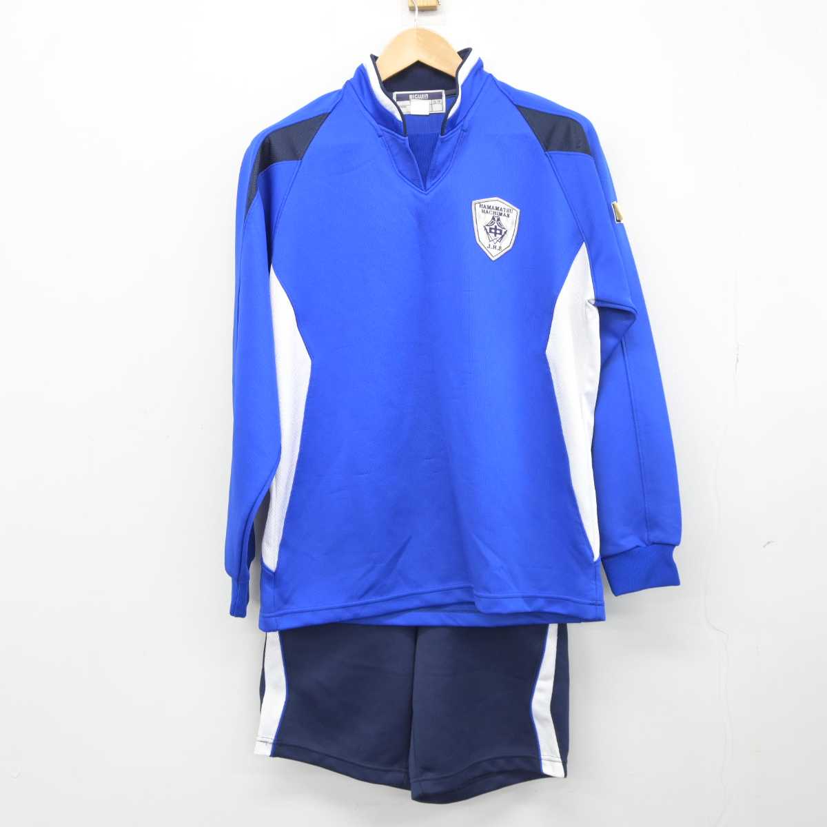 【中古】静岡県 八幡中学校 女子制服 3点 ジャージ 上・体操服 上・体操服 下 Sf045021 中古制服通販パレイド