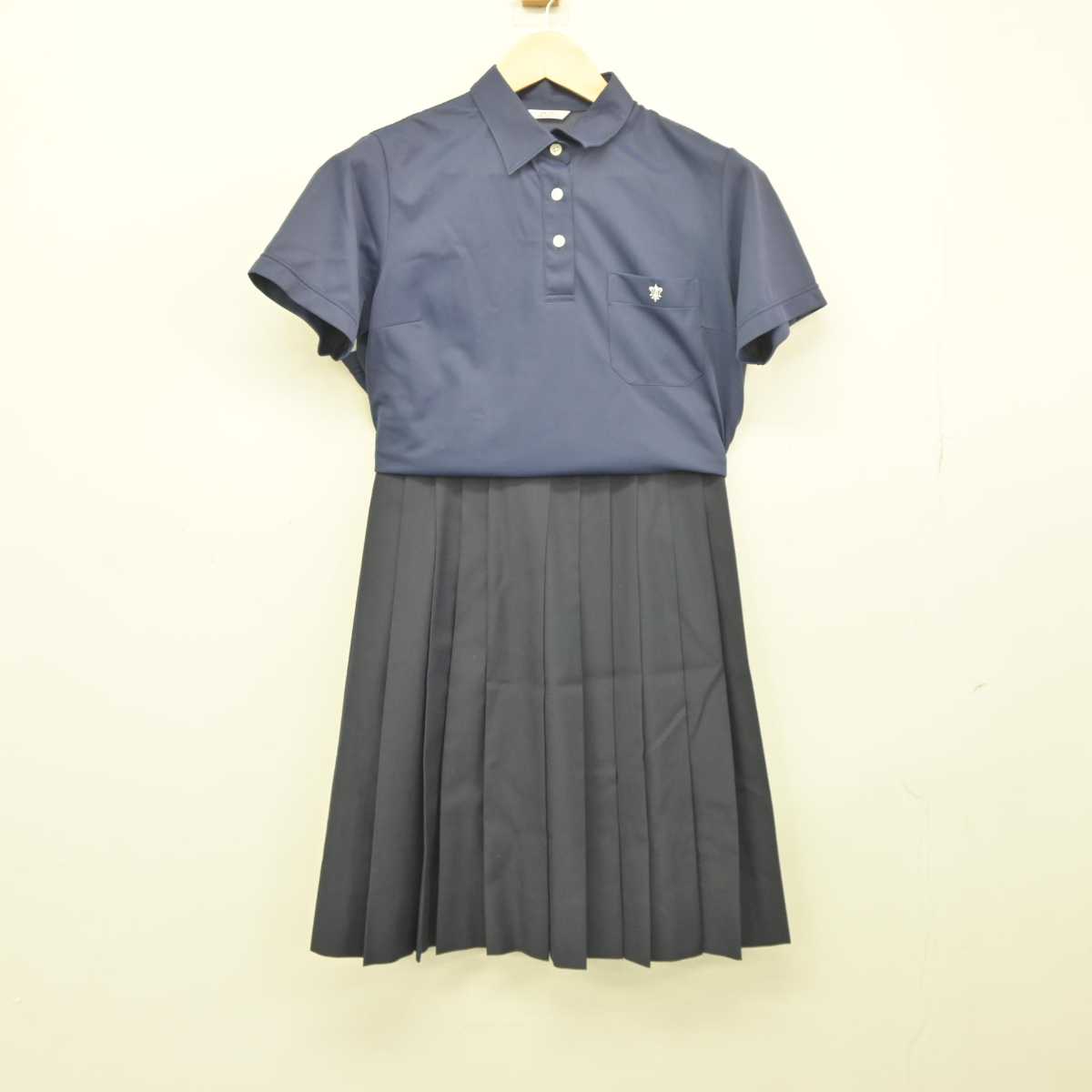 【中古】北海道 函館白百合学園中学高等学校 女子制服 3点 シャツ・スカート Sf045996 中古制服通販パレイド