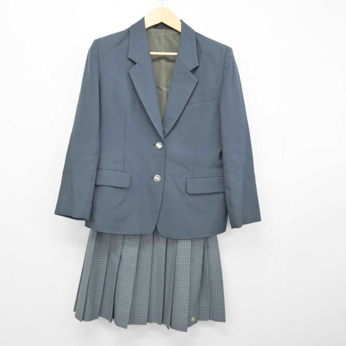 【中古】岐阜県 岐阜農林高等学校 女子制服 2点 ブレザー・スカート Sf046019 中古制服通販パレイド