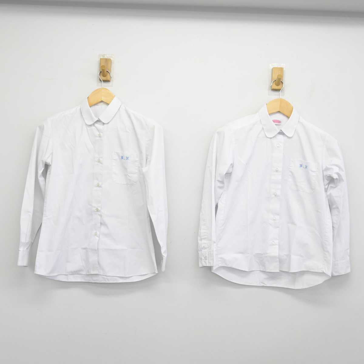【中古】岐阜県 各務原西高等学校 女子制服 2点 シャツ・シャツ Sf046507 中古制服通販パレイド