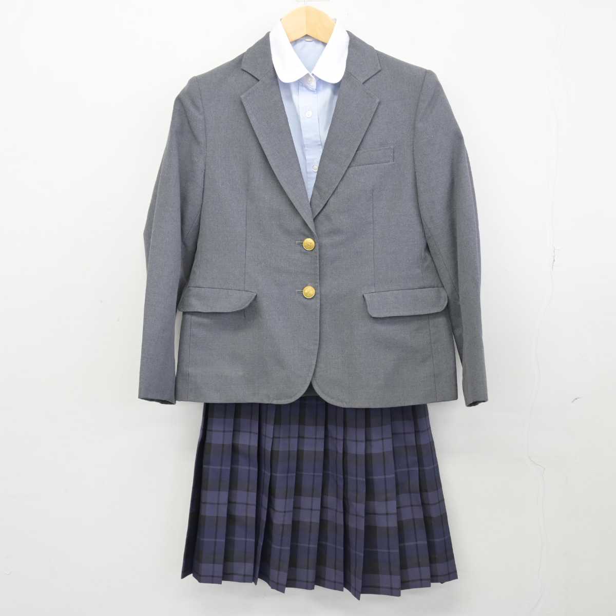 【中古】千葉県 昭和学院秀英高等学校 女子制服 3点 ブレザー・シャツ・スカート Sf046808 中古制服通販パレイド