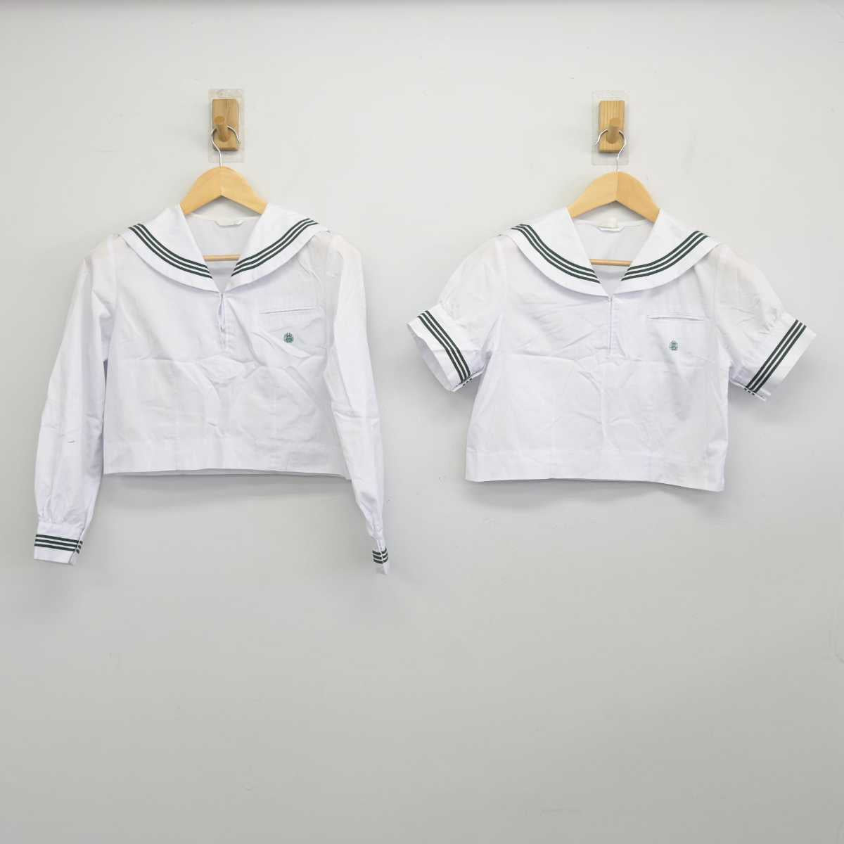 【中古】埼玉県 秩父高等学校 女子制服 2点 セーラー服 Sf046937 中古制服通販パレイド