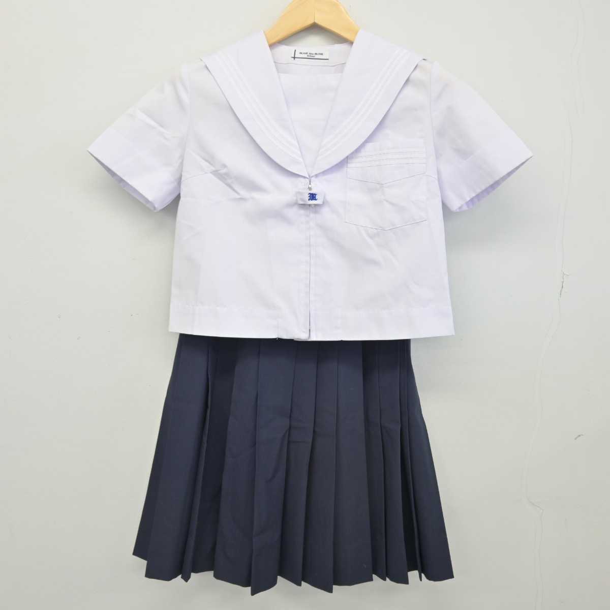 【中古】大阪府 箕面市立第一中学校 女子制服 2点 セーラー服・スカート Sf047053 中古制服通販パレイド