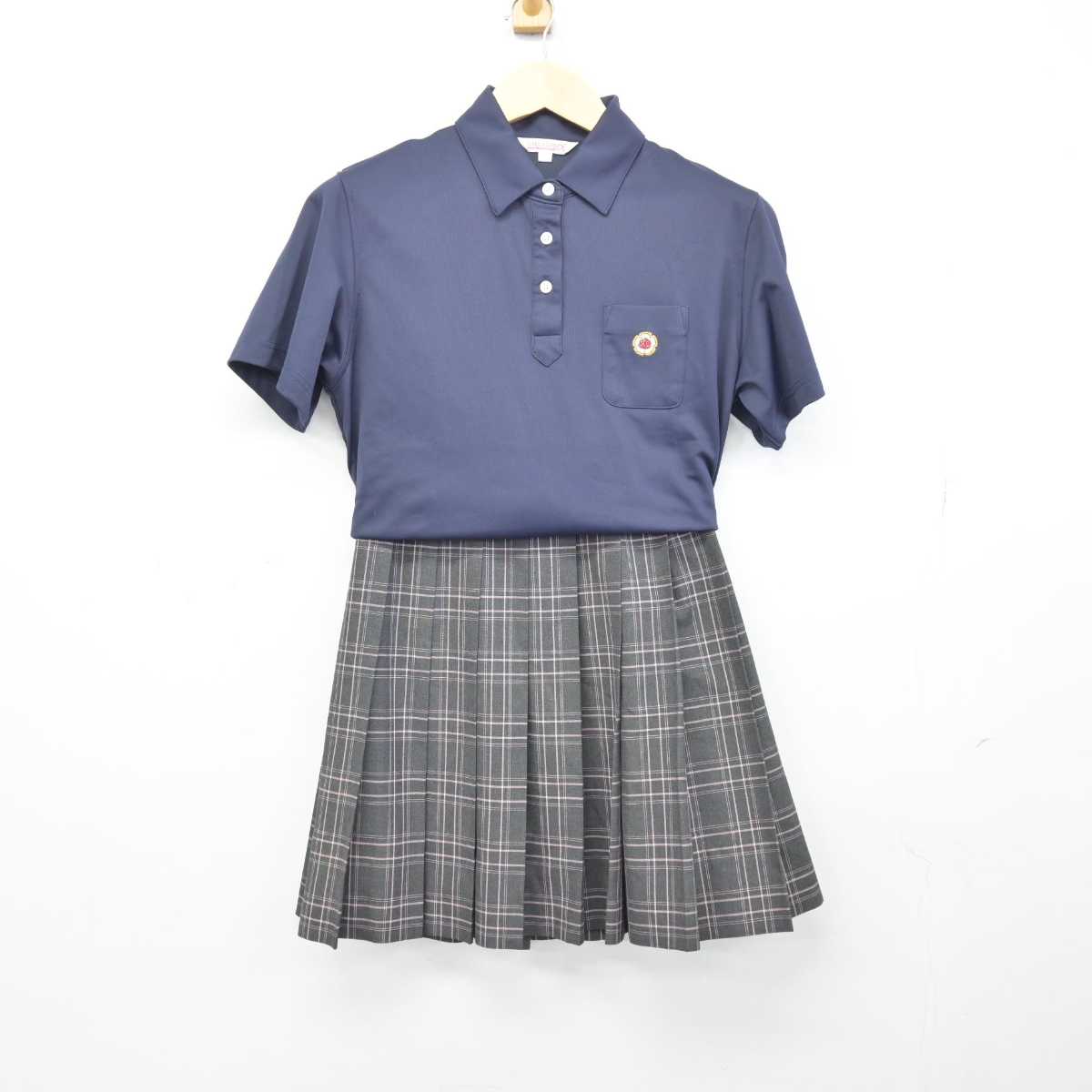 【中古】東京都 淑徳sc中等部高等部 女子制服 3点 シャツ・スカート Sf047149 中古制服通販パレイド
