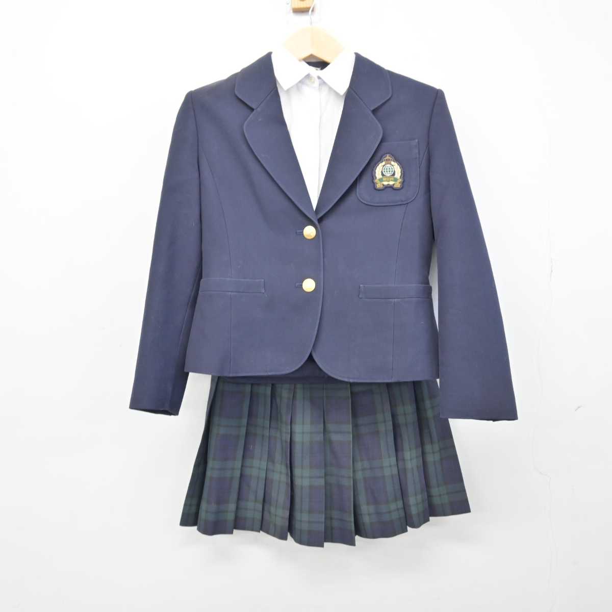 【中古】香川県 香川誠陵中学校高等学校 女子制服 3点 ブレザー・シャツ・スカート Sf047173 中古制服通販パレイド