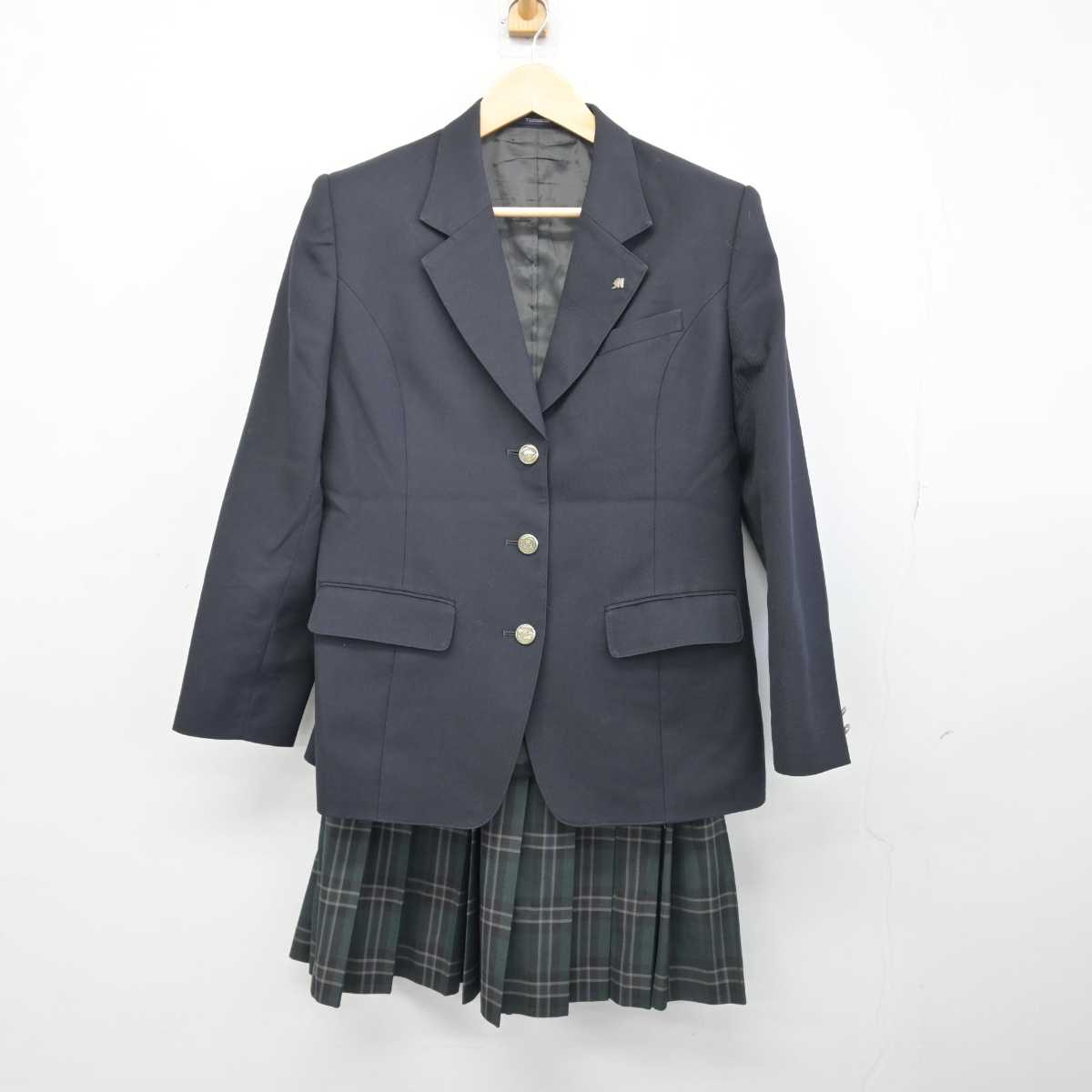 【中古】埼玉県 三郷高等学校 女子制服 3点 ブレザー・スカート Sf047211 中古制服通販パレイド