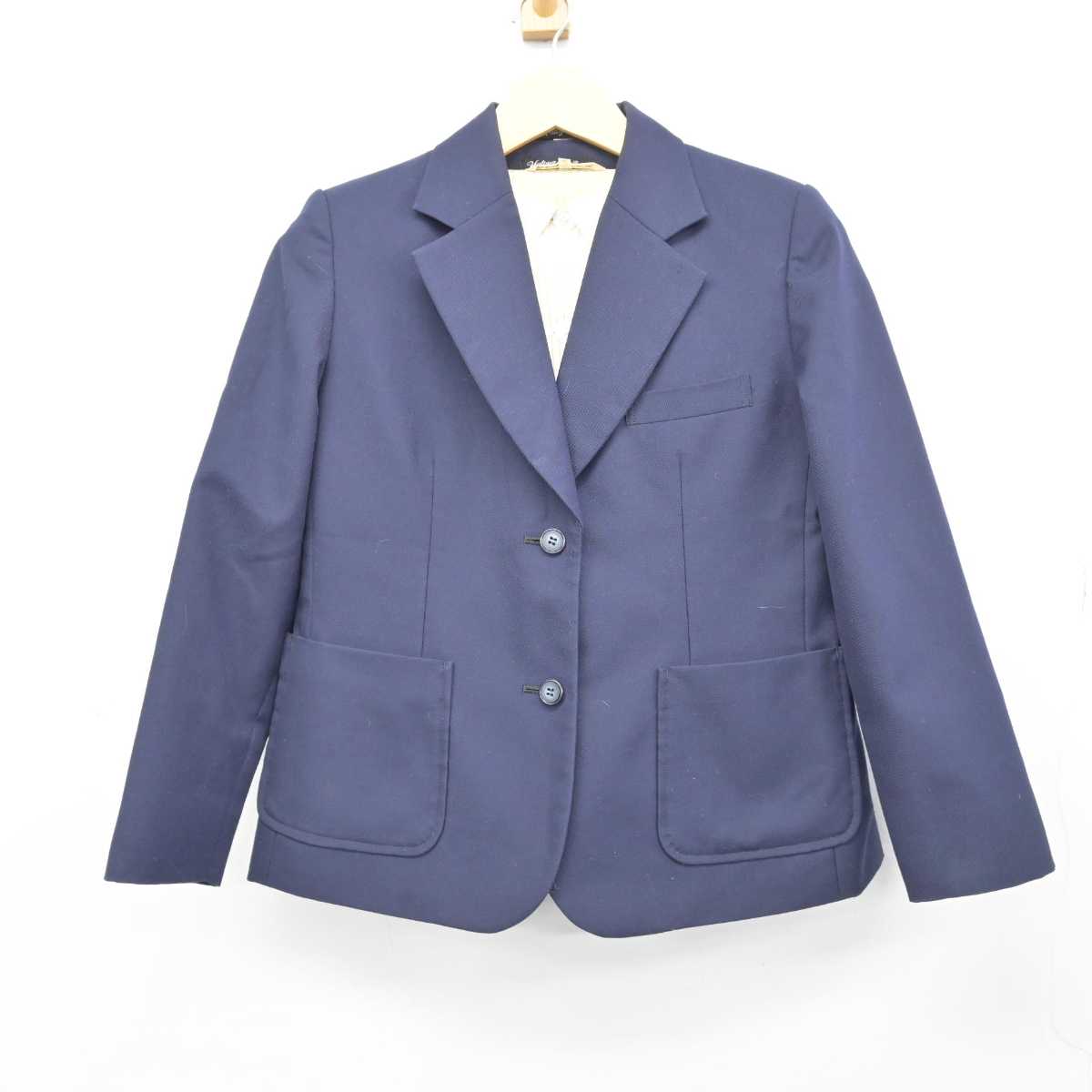 【中古】宮崎県 宮崎西高等学校 女子制服 3点 ブレザー・ベスト・シャツ Sf047409 中古制服通販パレイド