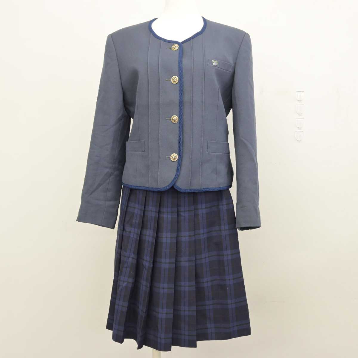 【中古】静岡県 加藤学園高等学校 女子制服 2点 ブレザー・スカート Sf047524 中古制服通販パレイド