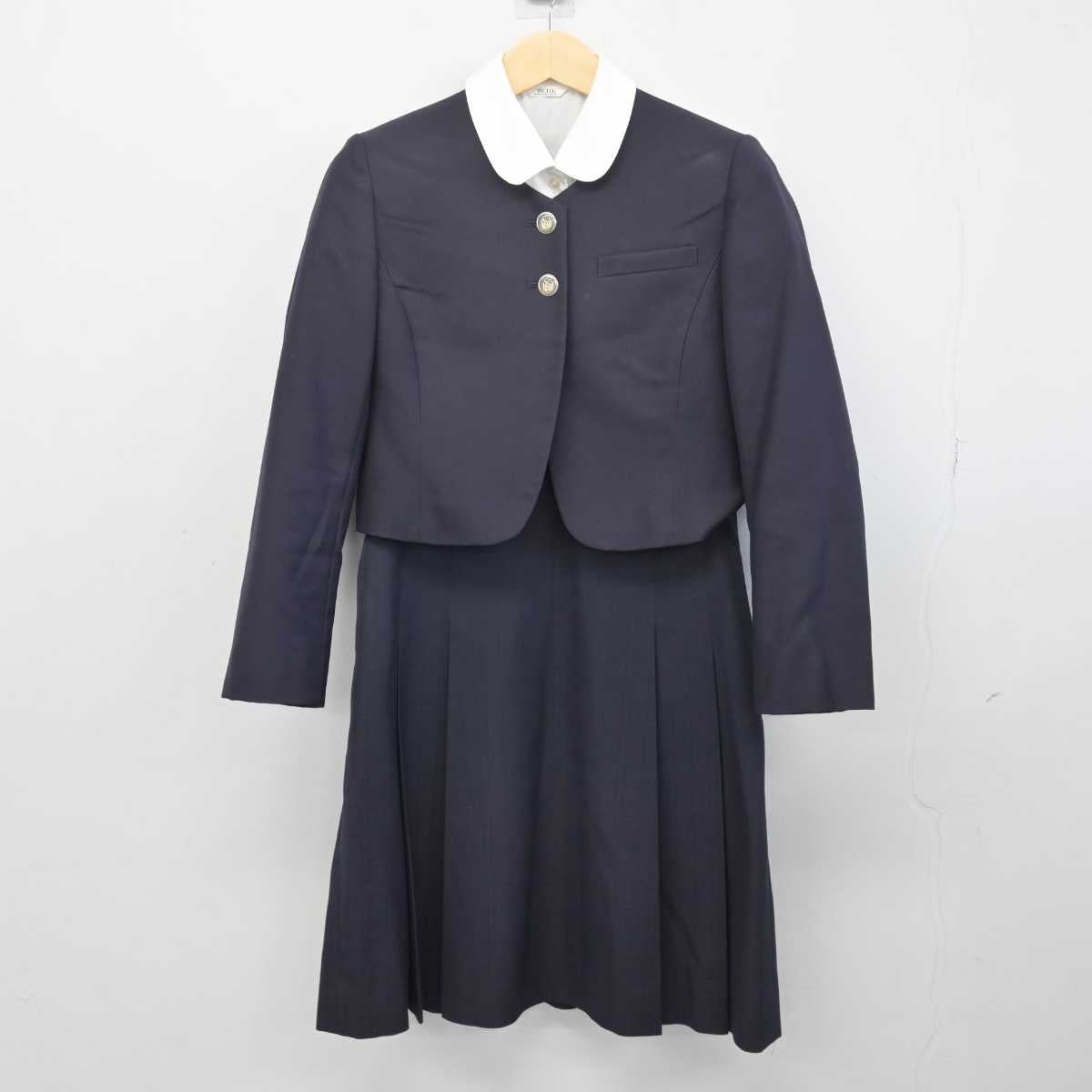 【中古】静岡県 天竜高等学校 女子制服 3点 ブレザー・シャツ・ジャンパースカート Sf047537 中古制服通販パレイド
