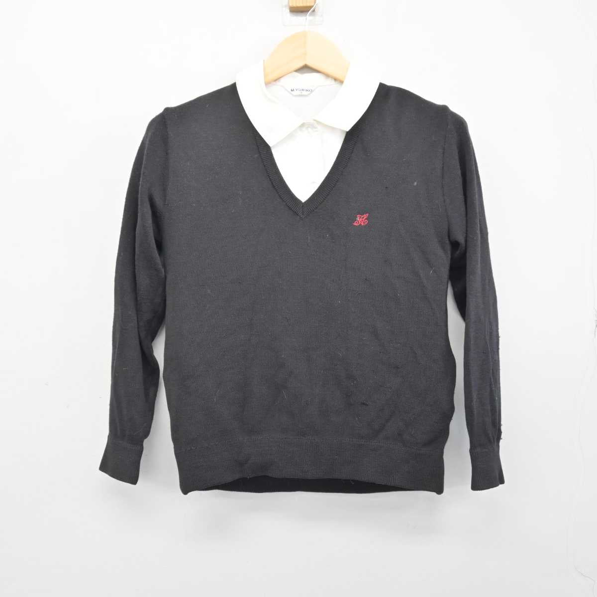【中古】埼玉県 東邦音楽大学附属東邦第二高等学校 女子制服 3点 シャツ・ニット Sf047577 中古制服通販パレイド