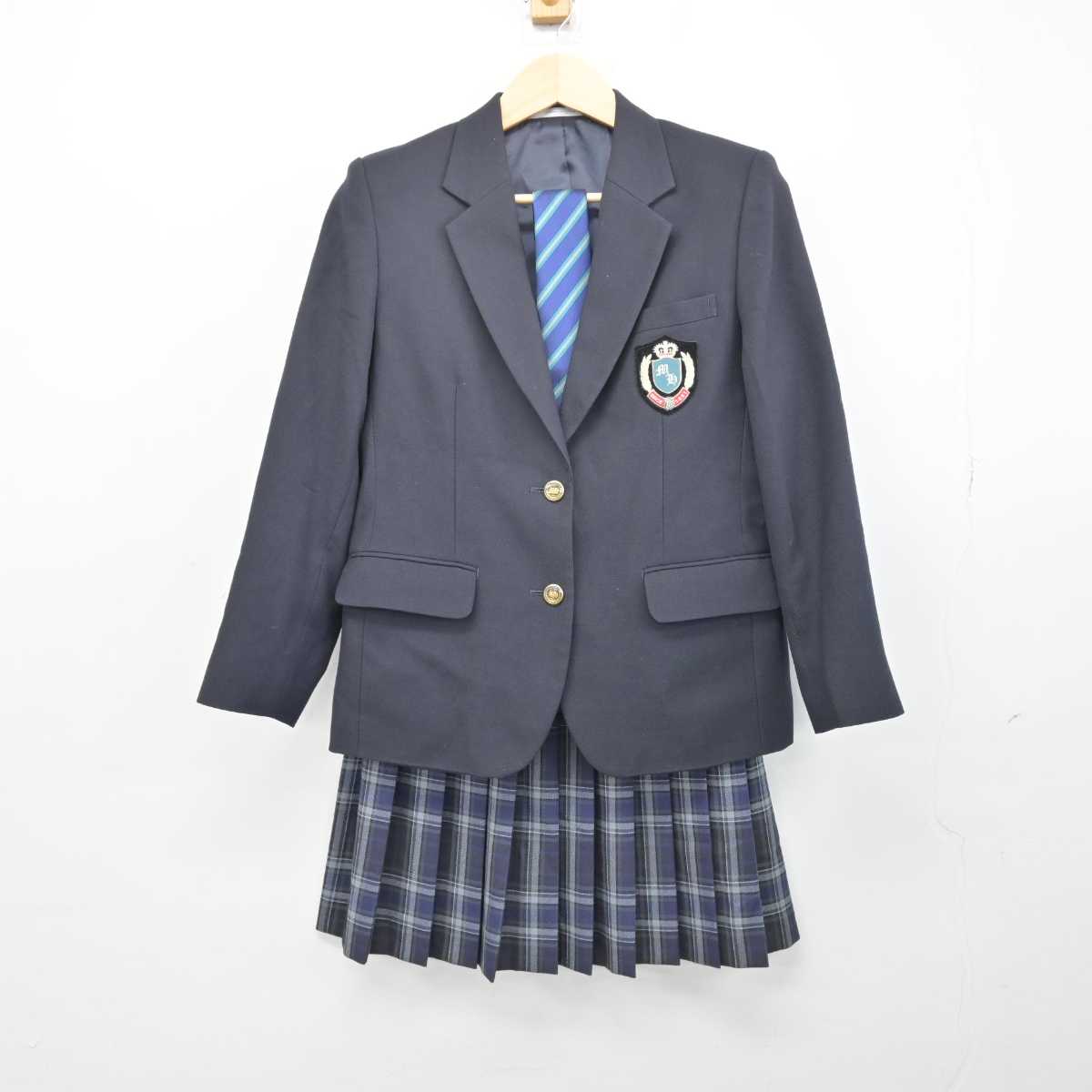 【中古】東京都 松が谷高等学校 女子制服 3点 ブレザー・スカート Sf047582 中古制服通販パレイド