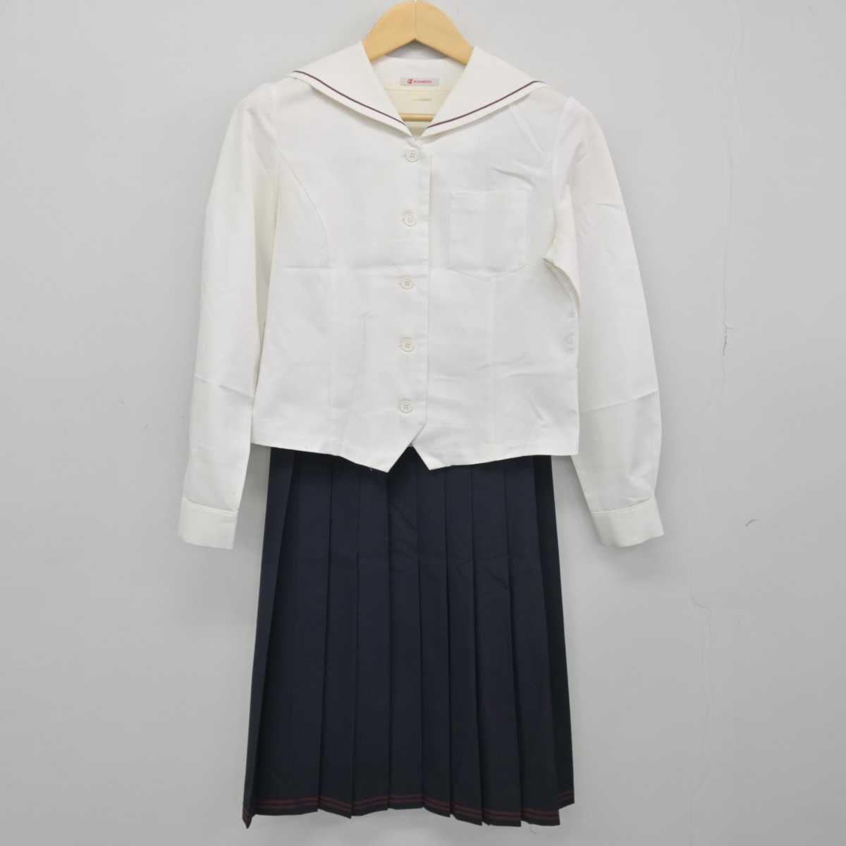 【中古】静岡県 浜松開誠館高等学校 女子制服 2点 セーラー服・スカート Sf047927 中古制服通販パレイド