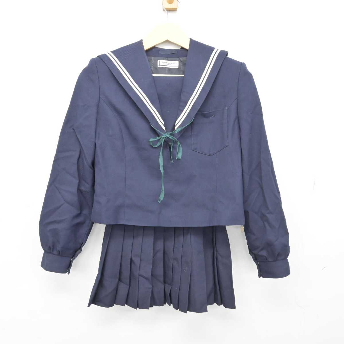 【中古】岐阜県 島中学校 女子制服 4点 セーラー服・スカート・スカート Sf048179 中古制服通販パレイド