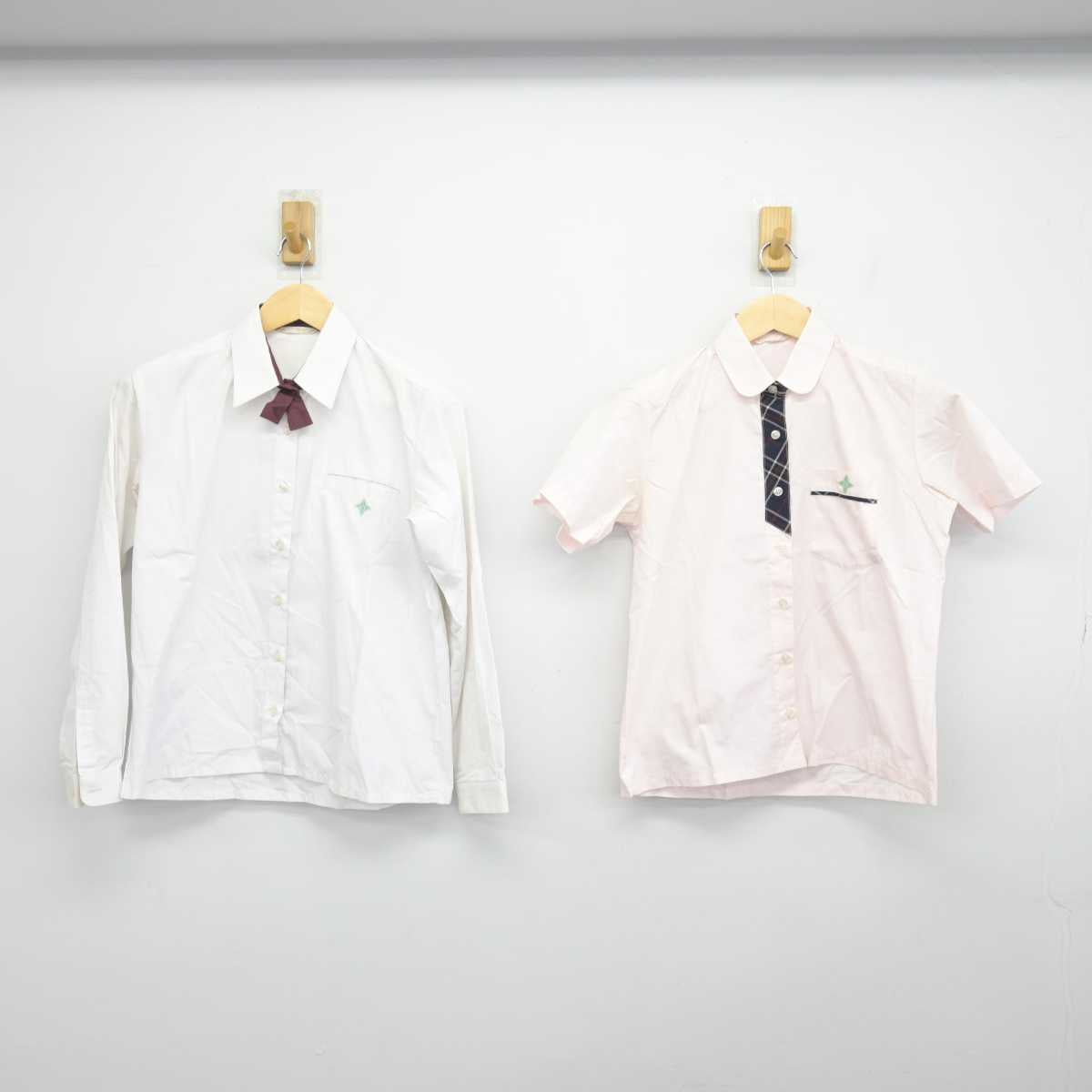 【中古】岐阜県 大垣日本大学高等学校 女子制服 2点 シャツ・シャツ Sf048278 中古制服通販パレイド