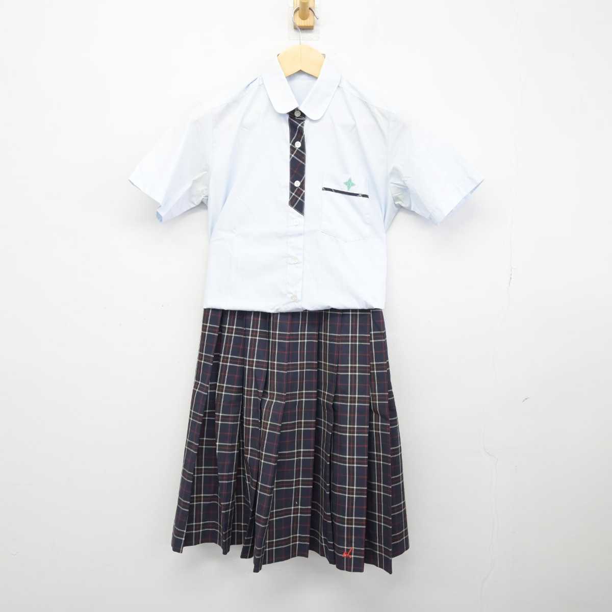 【中古】岐阜県 大垣日本大学高等学校 女子制服 2点 シャツ・スカート Sf048279 中古制服通販パレイド