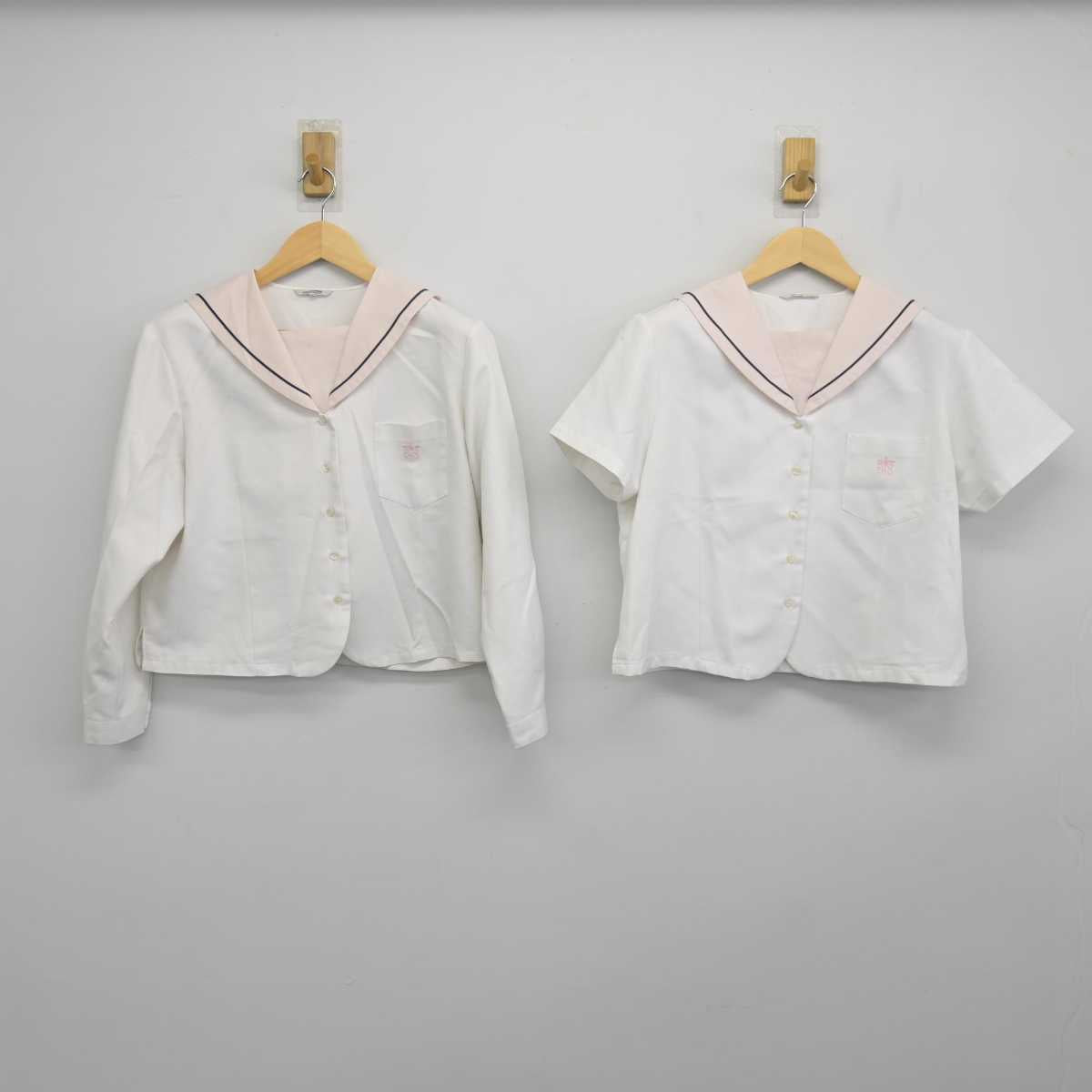 【中古】茨城県 水戸女子高等学校 女子制服 2点 セーラー服・セーラー服 Sf048558 中古制服通販パレイド