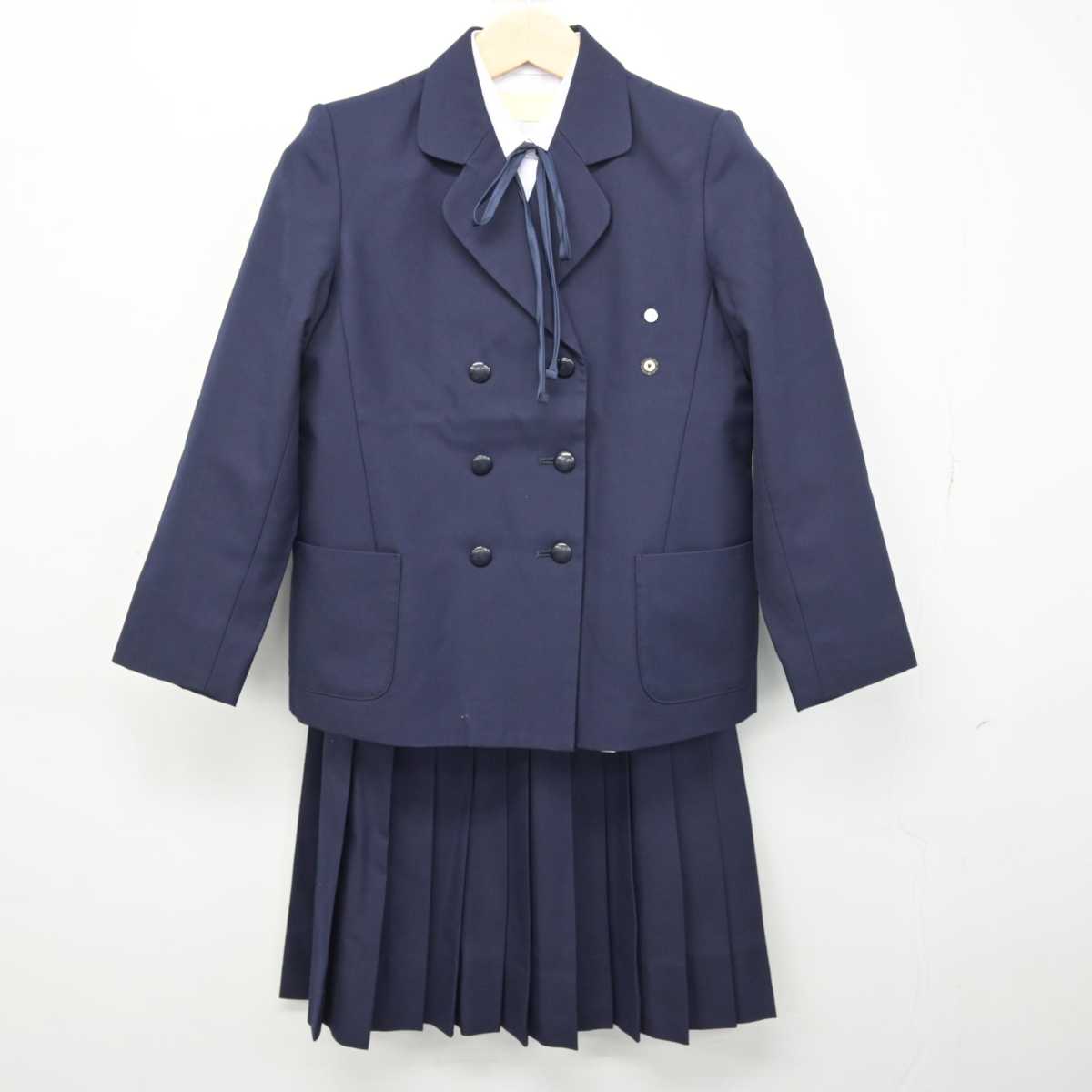 【中古】兵庫県 伊丹市立西中学校 女子制服 4点 ブレザー・シャツ・スカート Sf049328 中古制服通販パレイド