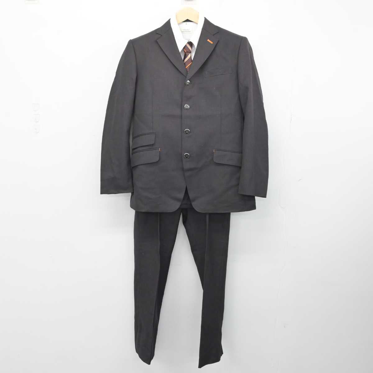 【中古】広島県 崇徳中学校・高等学校 男子制服 5点 ブレザー・シャツ・ズボン Sf049727 中古制服通販パレイド