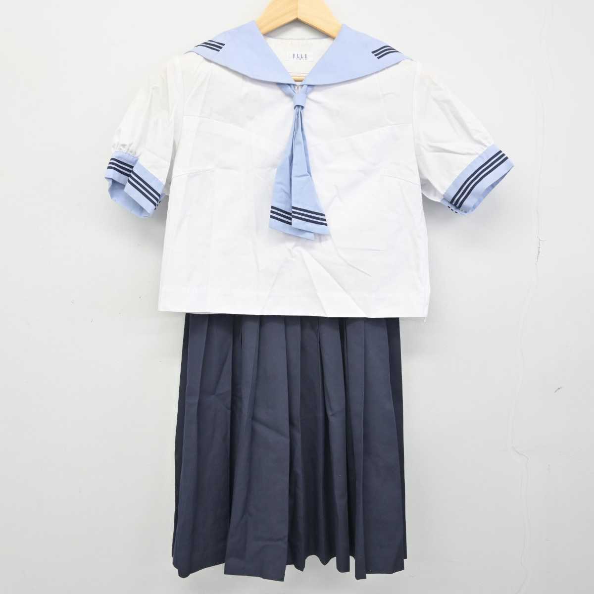 【中古】岩手県 花巻北高等学校 女子制服 5点 セーラー服・セーラー服・スカート Sf049782 中古制服通販パレイド
