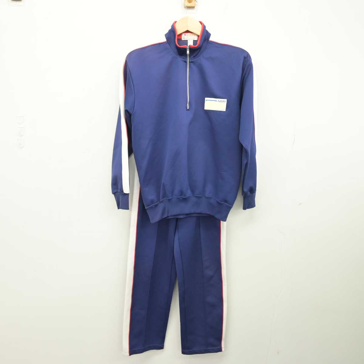 【中古】埼玉県 鷲宮西中学校 女子制服 2点 ジャージ 上・ジャージ 下 Sf049905 中古制服通販パレイド