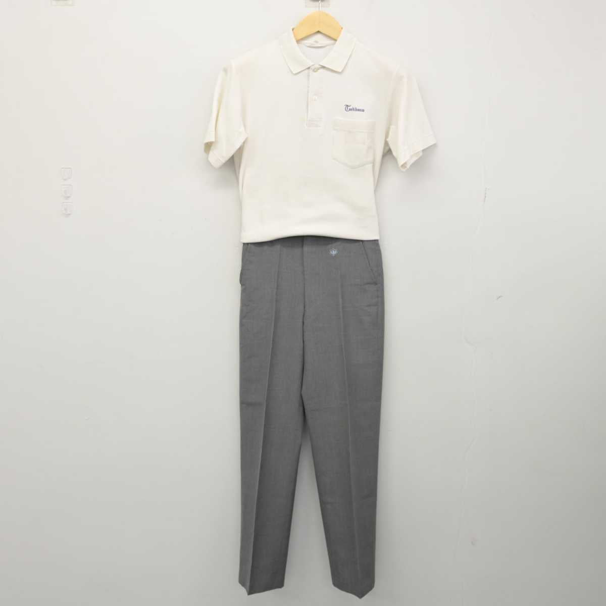 【中古】兵庫県 立花中学校 男子制服 3点 シャツ・ズボン Sf050034 中古制服通販パレイド